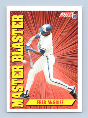 1991 Score #404 Fred McGriff Master Blaster | eBay