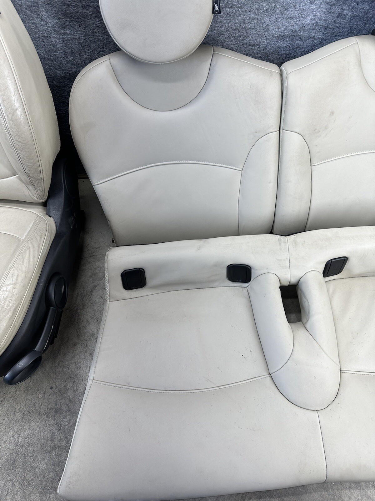 2007-2013 MINI COOPER R56 FRONT REAR LEFT & RIGHT SEAT LEATHER TAN SET ...