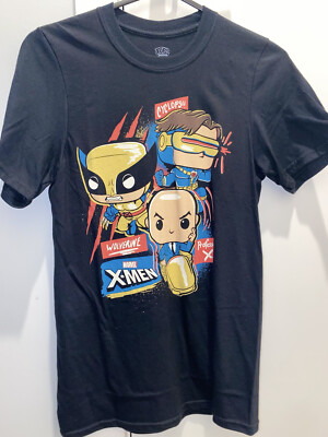 Funko Tee Marvel X-Men T-Shirt Wolverine Cyclops Professor X (size XS ...