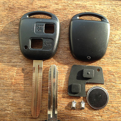 FOR TOYOTA HIACE HIGHLANDER 2 BUTTON REMOTE KEY FOB CASE FULL REPAIR ...