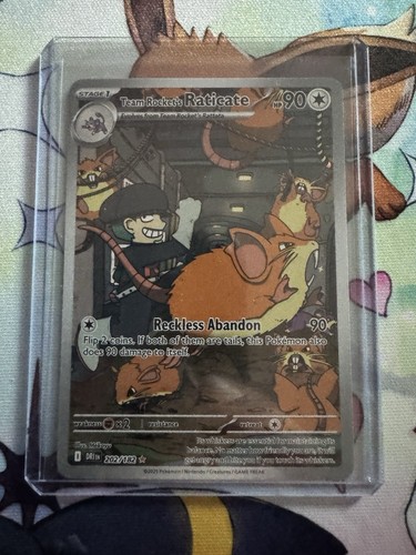 Team Rocket’s Raticate 202/182 Illustration Rare IR Pokemon TCG ...
