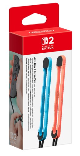 Joy-Con 2 Strap Pair - Light Blue/Light Red (Nin (Nintendo Switch 2 ...