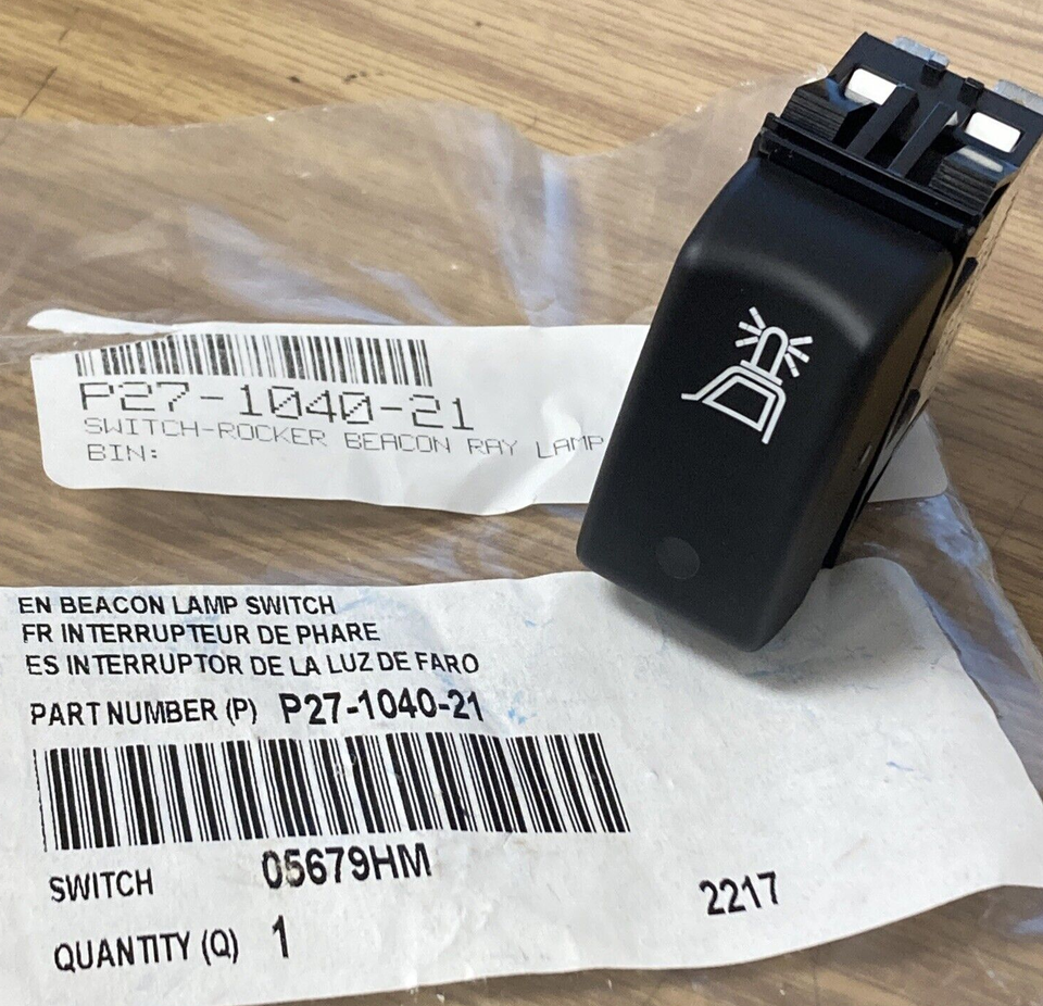 *NEW* PACCAR OEM KENWORTH BEACON RAY LAMP ROCKER SWITCH p/n - P27-1040 ...