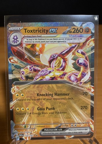 Pokémon TCG Toxtricity ex Paradox Rift 100/182 Holo Double Rare | eBay