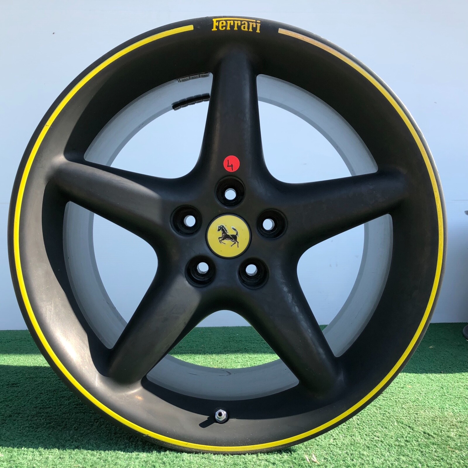 FERRARI 550 MARANELLO TESTAROSSA 575 456 18" GENUINE FACTORY OEM WHEELS ...