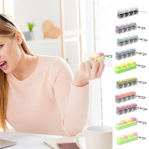 Keyboard Fidget Toy Creative Hand Fidget Anti Stress Fingertip Fidget ...