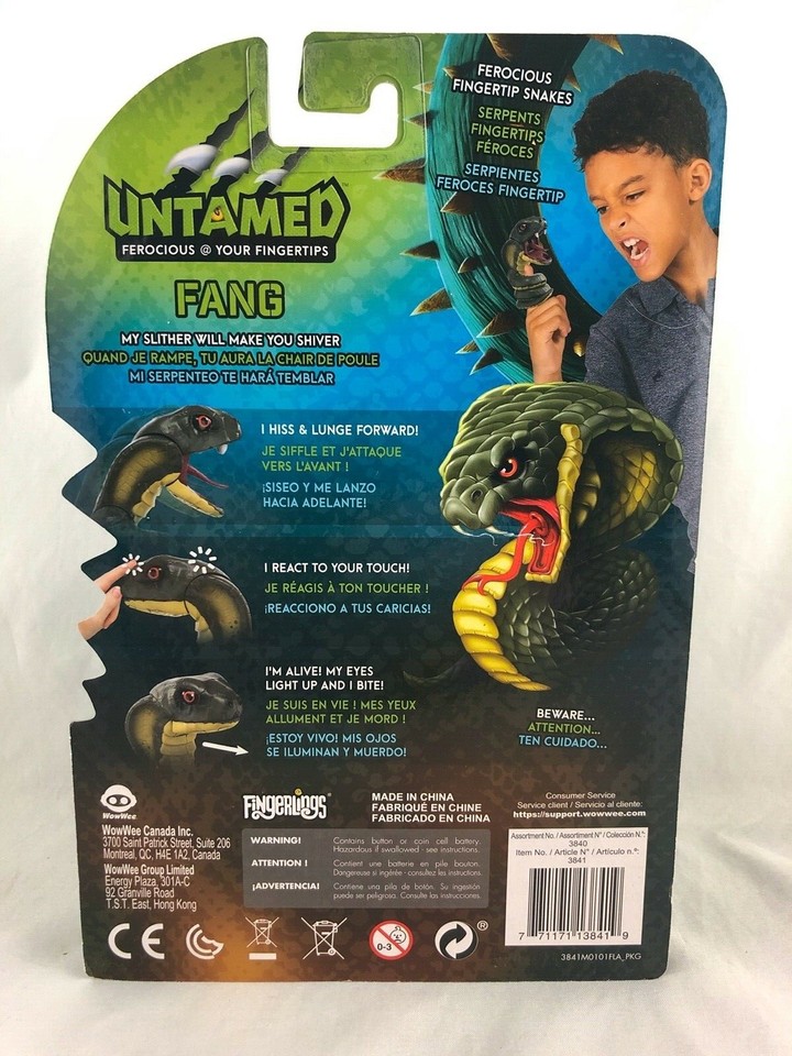 Fingerlings - Untamed - FANG - Snake - Interactive - NEW | eBay