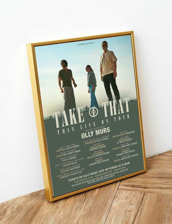 TAKE THAT Band This Life On Tour 2024 UK Poster sold by Pale Rory | SKU ...