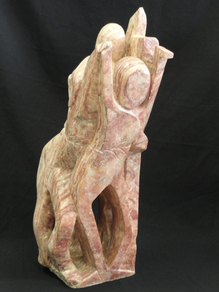 SENSUAL 50's LARGE MID CENTURY MODERNIST CARVED MARBLE SCULPTURE ~ 28 ...