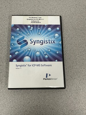 Syngistix Software for Perkin Elmer ICP-MS Version 1.1 | eBay