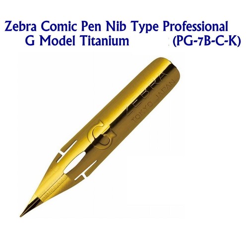 Zebra Comic Pen Nib Type Professional G Model Titanium (PG-7B-C-K) | eBay