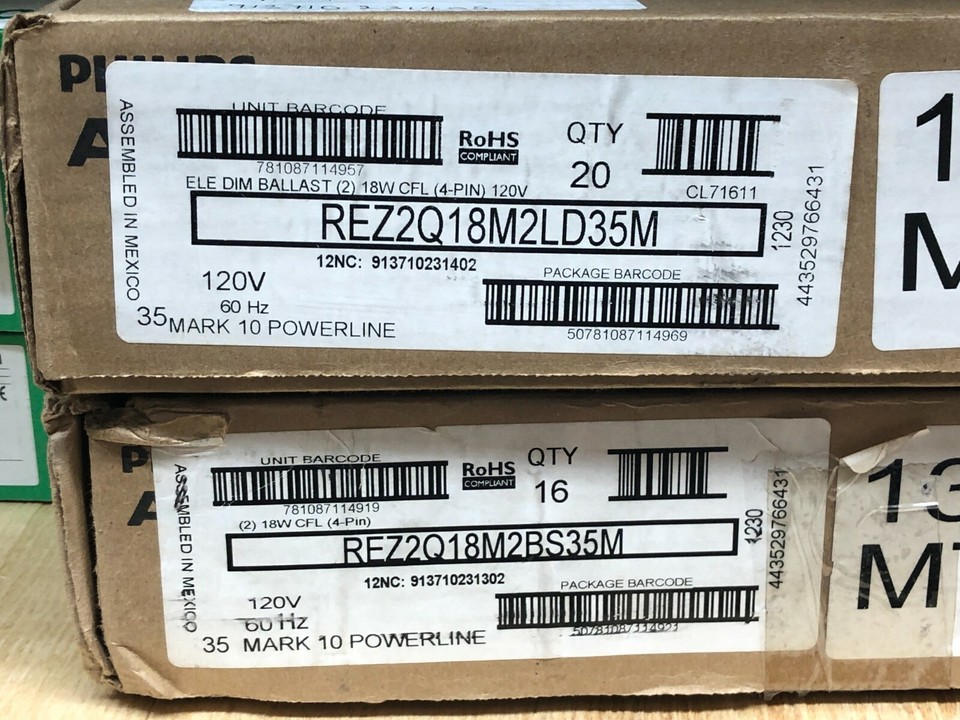 Philips Advance Mark 10 Powerline Dimmable Electronic Ballast - REZ ...