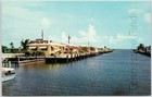 Stevens Botel Apartments Vaca Cut Bridge Waterfront Boats Postcard ...