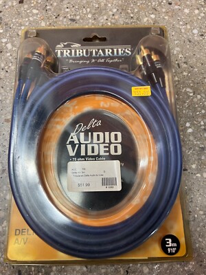 NEW in BOX TRIBUTARIES Delta Audio/Video Digital 3 RCA 3m Cable | eBay
