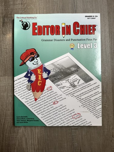 Editor in Chief Ser.: Editor in Chief Level 3 : Grammar Disasters and ...