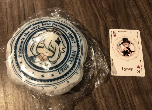 Genshin Impact LYNEY EXCLUSIVE Poker Card with TOTE BAG NYCC Comic Con ...
