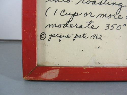 SOOVIA JANIS JACQUE PATI CHICKEN IN BREAD PAN KITCHEN ART RECIPE SIGNED ...