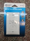 [NEW] Commercial Electric 1-Gang Split Wall Plate White Model 1001 863 ...