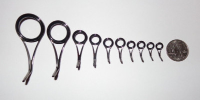 New Set of 10 Fuji ICYSG Titanium Plated SIC Fishing Rod Spinning ...