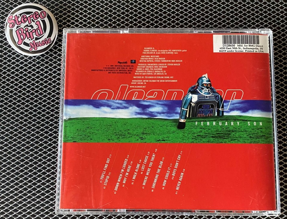 February Son by Oleander (CD, Jan-2000) pre-owned 601215324228 | eBay