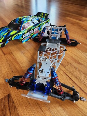 Traxxas Rustler Custom Speed Drag FLM Chassis FAST LANE MACHINE | eBay