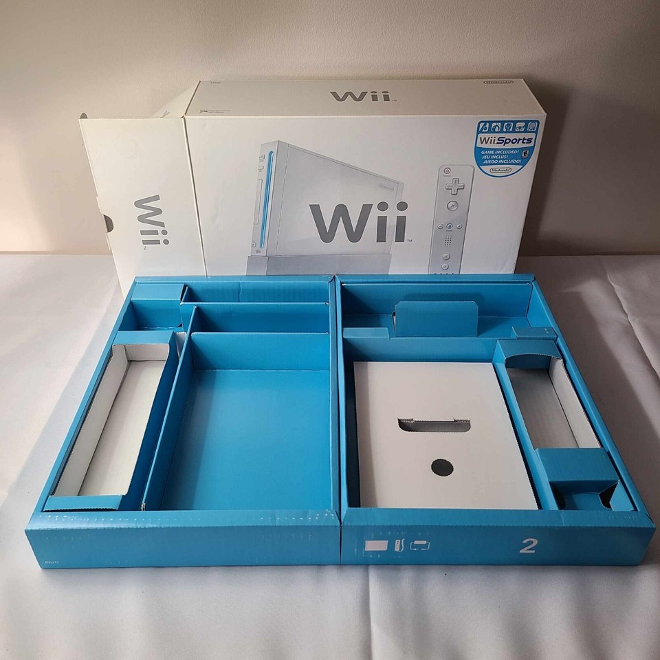 Original Nintendo Wii Sports White Console EMPTY BOX ONLY | eBay