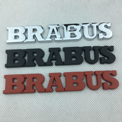 1x NEW METAL BRABUS TRUNK BADGE Letter Side Fender Rear Tailgate Emblem ...