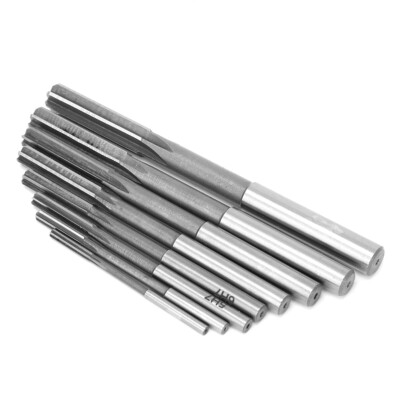 8pcs/set HSS Machine Reamer Straight Shank Chucking Reamers Set Cutter ...
