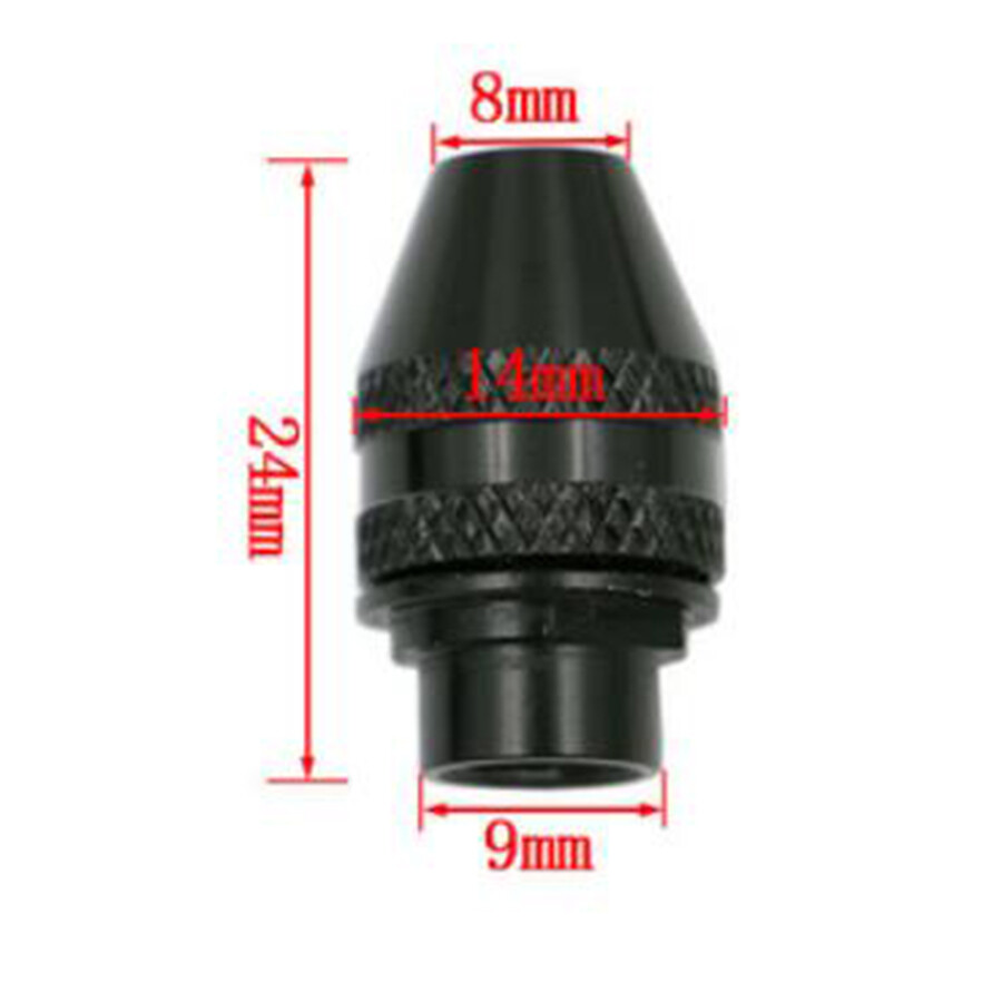 3Pcs Keyless Chuck Quick Change Fit For Rotary Tool Drill Accessories ...