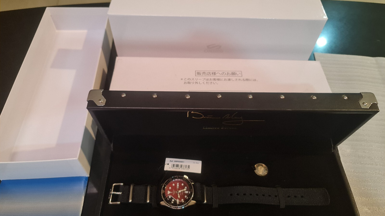 SEIKO 5 Red Special SRPE83K1 Limited Brian May Queen Automatic Watch ...