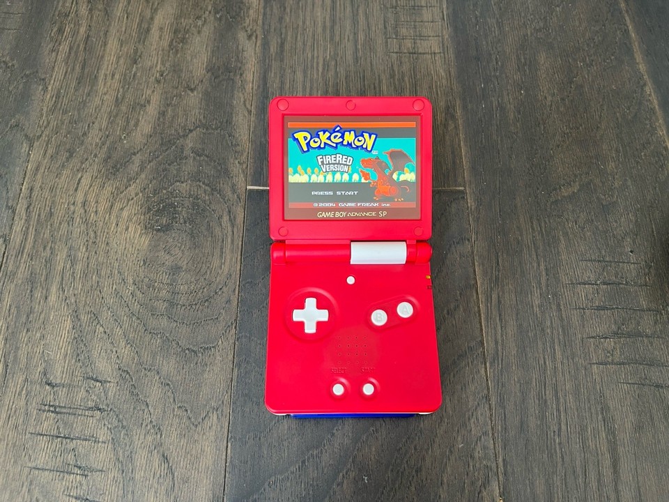 Nintendo Gameboy Advance GBA SP FP Backlight IPS V2 - Pokémon Poke Ball ...