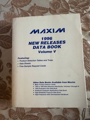 Maxim 1996 Nuove Uscite Data Book Volume V | Buone Condizioni | eBay