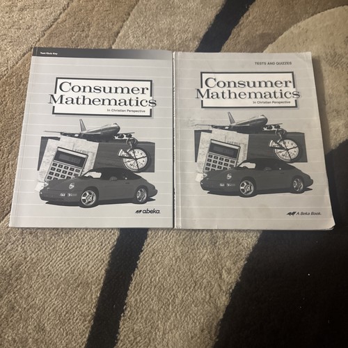Consumer mathematics A Beka Book Test/quiz book Test quiz key ...