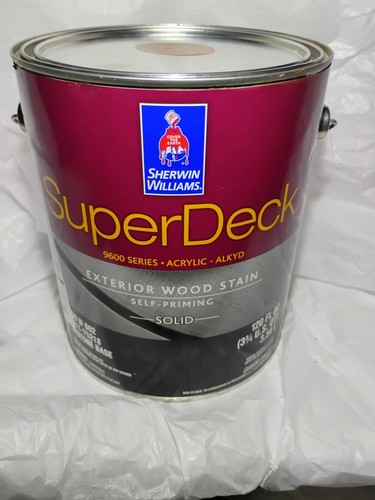1 Gallon Sherwin Williams Superdeck Color Potato Skin | eBay