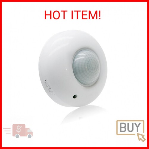 Sensky 360 Degree Ceiling Mount Occupancy Sensor, 110-240V PIR Motion ...