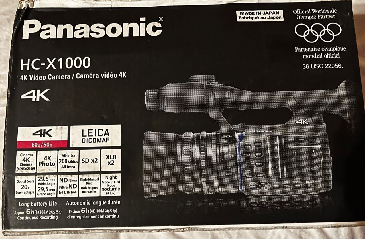 Panasonic HC-X1000 Camcorder - for sale online | eBay
