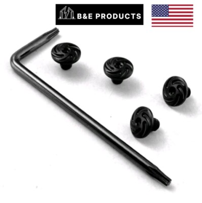 Beretta 92fs, M9 Black Grip Screws T8 Torx Key 4 Stainless Steel Grip ...