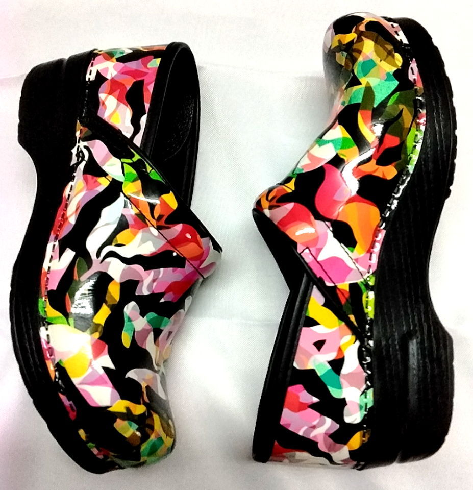 Women's 39 DANSKO Colorful Clogs Shoes 706850202 Work, Nursing US 8.5-9 ...