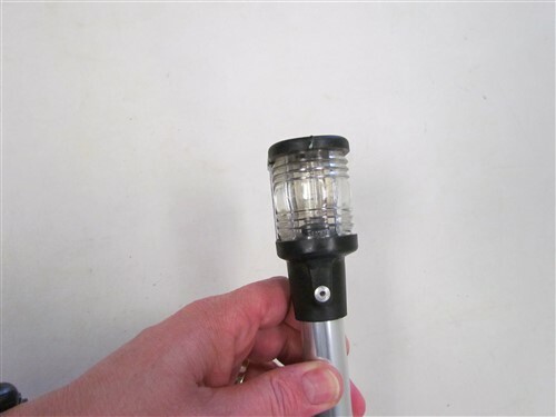 PERKO STERN LIGHT 38 1/4" CLEAR LENS MARINE BOAT | eBay