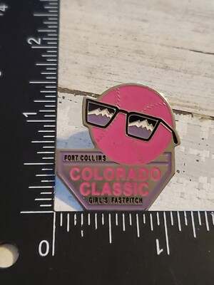Fort Collins Colorado Classic Pink Girls Fastpitch Lapel Hat Pin Wd | eBay