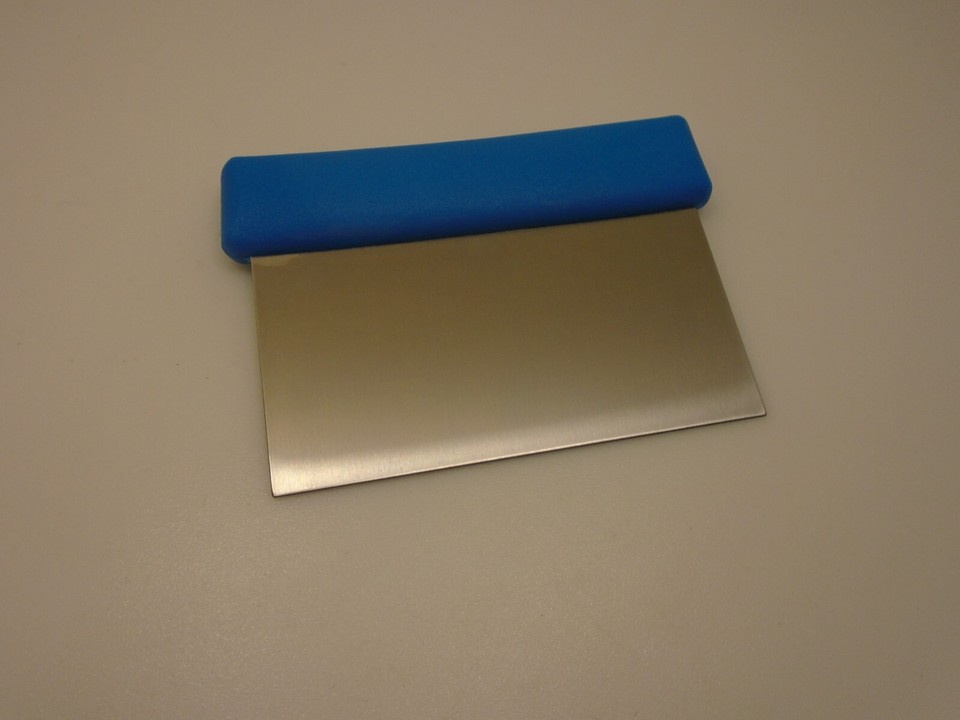 Dexter Hi Heat Blue Handle Grill Scraper 6" Stainless Beveled Edge ...