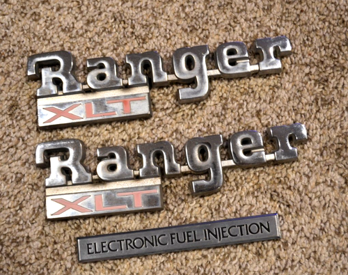 1983-1988 FORD RANGER XLT EMBLEMS BADGES AUTHENTIC USED | eBay