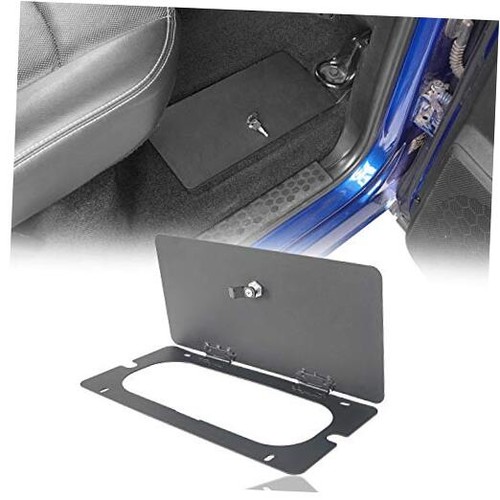 RAM Rear Seat Floor Storage Organizer Tray Lock Vault Box for 09-18 ...