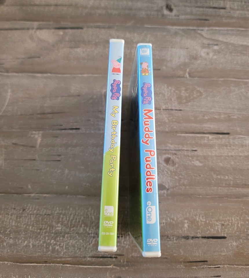 Nick Jr. Peppa Pig DVDs Muddy Puddles & My Birthday Party 741952765196 ...