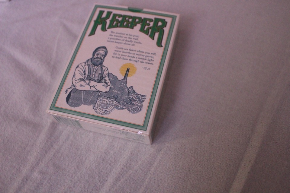 Deck New Ellusionist SEA GREEN Keeper Playing Cards Rare OOP Belgium ...
