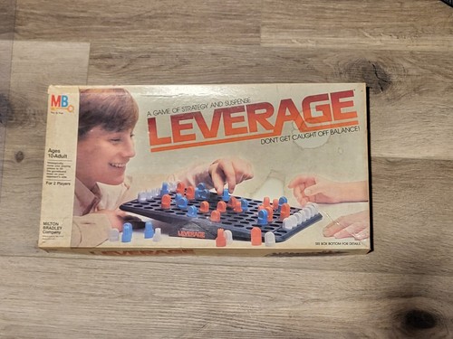 1982 Leverage Board Game of Strategy, Balance and Suspense Milton ...