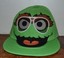 OSCAR Sesame Street Fitted Baseball Style Hat Cap OSCAR with GLASSES ...