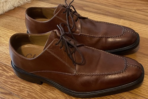 Cole Haan Men's C05009 Size 10 Brown Split Toe Lace Up Dress Shoes | eBay