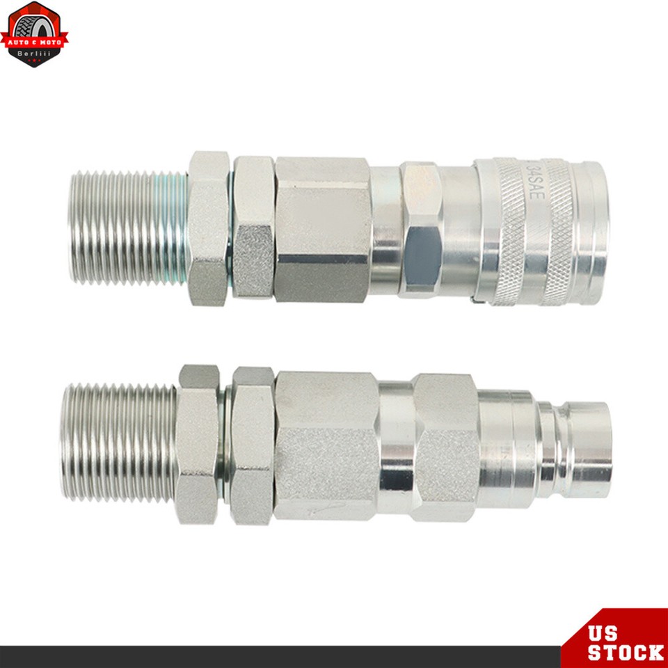 For John Deere 35G 50C 260 325 CT332 Hyd.Quick-Connect Coupler KV13884 ...