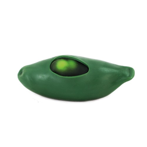 Fumfings Kids 3y+ Green 12cm Squeezy Peas in Pod Squishy Sensory Fun ...